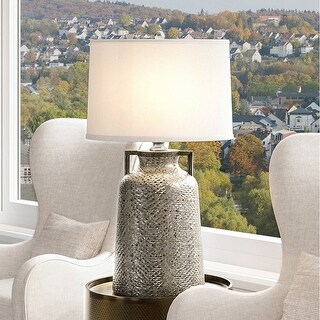 Luxury Mediterranean Table Lamp, 18''W x 12.5''D x 34''H, with Old ...