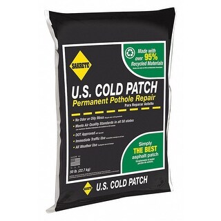 Cold Patch: US Cold Patch, Recycled Asphalt Mix, 50 lb Container Size ...