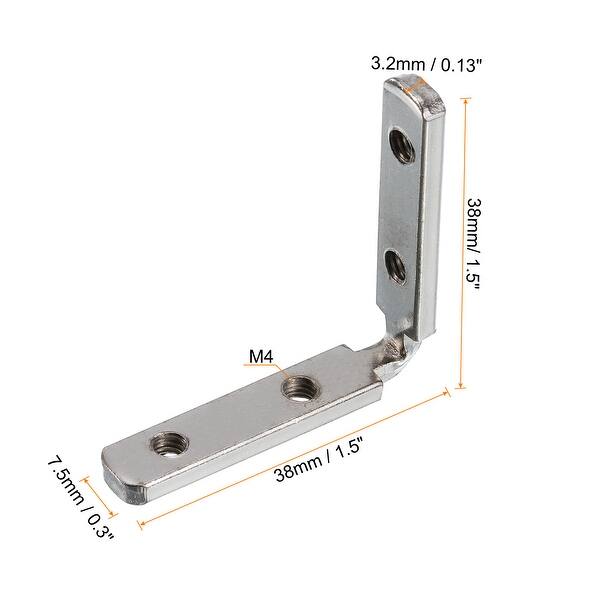 L-Shape Interior Joint Bracket, 16Pcs Inside Connectors 2020 Series ...