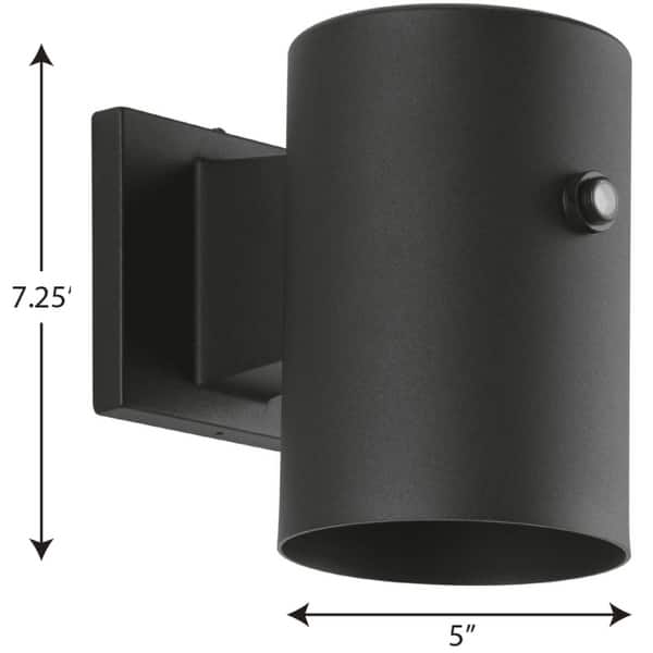 Progress Lighting 7" Tall LED Outdoor Wall Sconce with Photocell - Bed ...