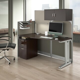 Office in an Hour 65W Workstation with Storage by Bush Business ...