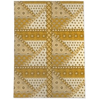 CAROL YELLOW Outdoor Rug By Becky Bailey - Bed Bath & Beyond - 36074540