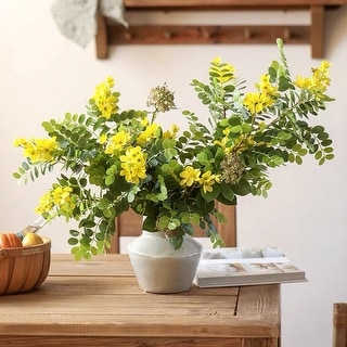 RusticReach Yellow Acacia Flower Stem 27.5" Tall - Bed Bath & Beyond ...