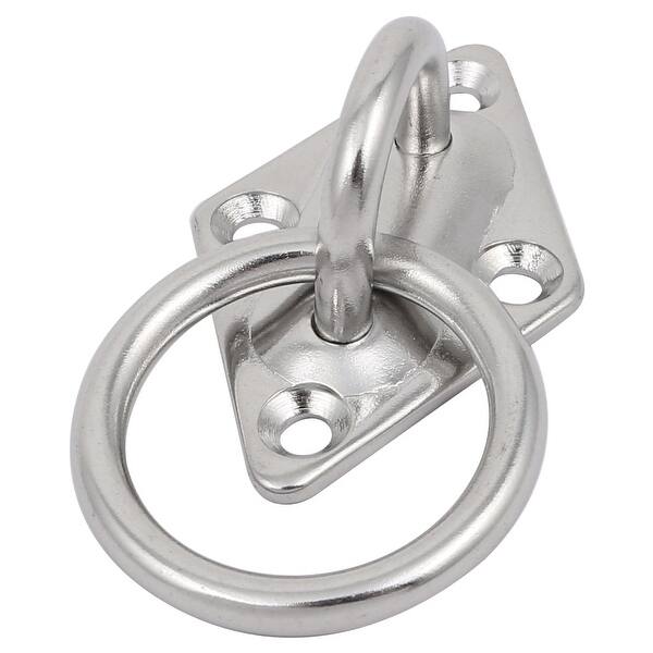 6pcs 304 Stainless Steel 5mm Thick Sail Shade Pad Eye Fixing Plate ...
