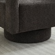 Minimalist Swivel Chair Accent Chair Arm Chair with Removable Back ...