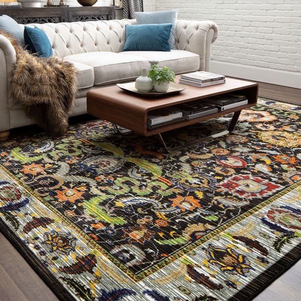 Mohawk home Silvie Black Area Rug - On Sale - Bed Bath & Beyond - 36258669