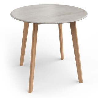 Percy 36" Round Faux Cement Dining Table - Bed Bath & Beyond - 40167632