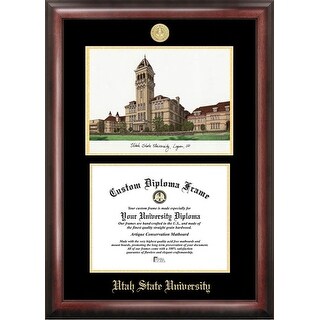 Utah State University 11w x 8.5h Gold Embossed Diploma Frame with ...