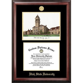 Utah State University 11w x 8.5h Gold Embossed Diploma Frame with ...