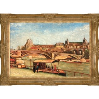 La Pastiche The Pont du Carrousel and the Louvre, 1886 with Victorian ...