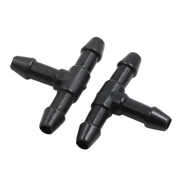 Plastic Water Hose Connector Tube Pipe Fitting Splitter 35 x 22mm 5pcs ...