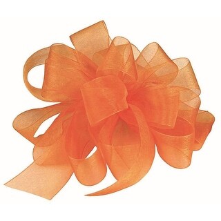 Tropical Orange Chiffon Ribbon - Bed Bath & Beyond - 36879725