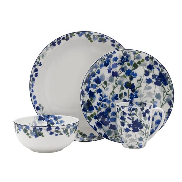 Mikasa Milana 16PC Dinnerware Set, Service for 4 - Bed Bath & Beyond ...