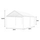 Zenova 10 x 20 ft Gazebo Outdoor Heavy Duty Carport Car Canopy Portable ...