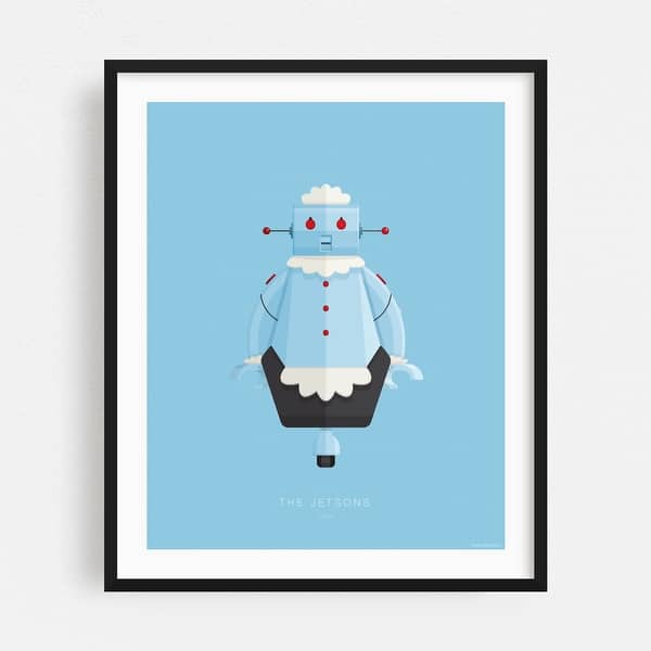 The Jetsons Rosie Digital Robots TV Movies Art Print/Poster - Bed Bath ...