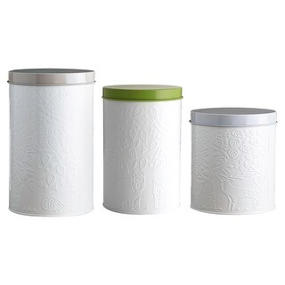 In the Forest Storage 3 Piece Kitchen Canister Set - Bed Bath & Beyond ...