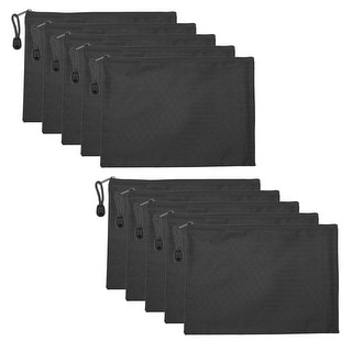 10pcs Waterproof Zipper File Bags, A5 Document Holders for Office - Bed ...