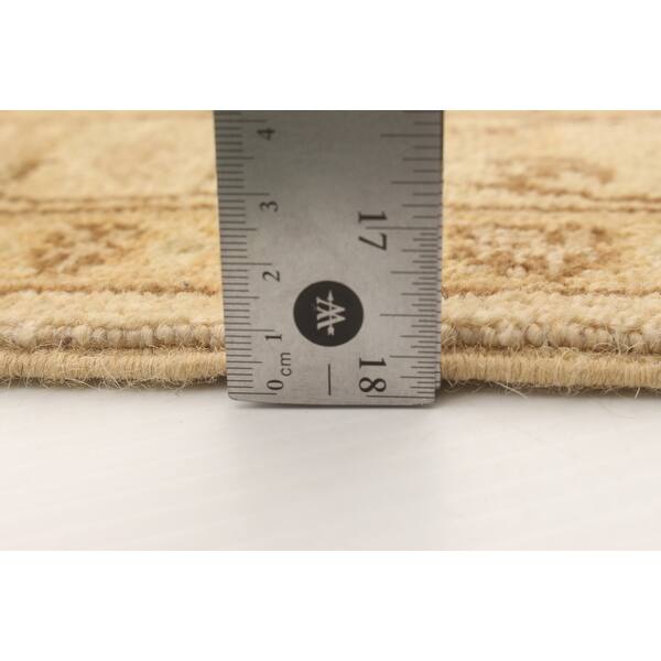 Hand-knotted Chobi Finest Cream Wool Rug - 3'3 x 4'10/3'3" x 4'10 ...