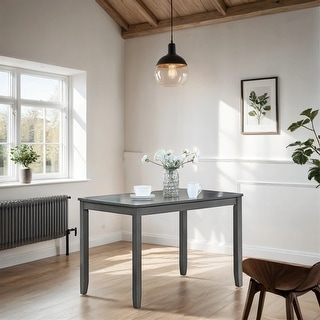 Wood Rectangular Dining Table for Small Space - Bed Bath & Beyond ...