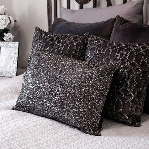 Sparkles Home Luminous Rhinestone Allover Pillow - Bed Bath & Beyond ...
