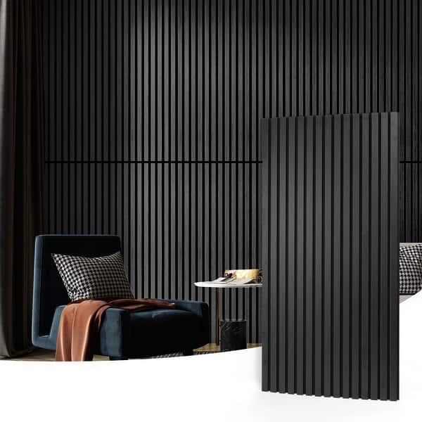 Art3d 23.6in x 47.2in Acoustic Wall Cladding Siding Board,Slat Wall ...