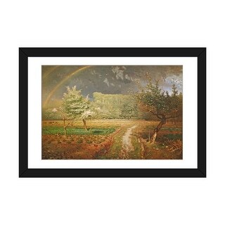 iCanvas "Spring at Barbizon, 1868-73 " by Jean-Francois Millet - Bed ...