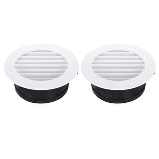 6" Round Air Vent 2pcs Ceiling Diffuser Grill Soffit Vent with Screen ...