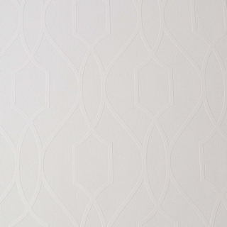 Vector Geo White Paintable Wallpaper - N/A - Bed Bath & Beyond - 35226701