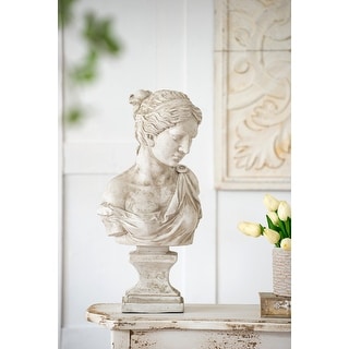 A&B Home Antique White 22-inch Bust of Women - Bed Bath & Beyond - 29072283
