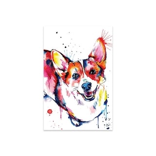 Corgi Print On Acrylic Glass by Weekday Best - Bed Bath & Beyond - 37545011