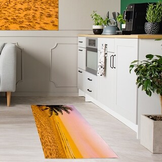 Designart 'Coconut Tree Silhouette' Landscape Area Rug - Bed Bath ...