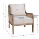 Martha Stewart Morgan Cane Accent Chair with Removable Back Cushion ...