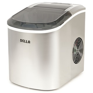 Della Portable Ice Maker Easy-Touch, 2-Selectable Cube Sizes, Yield Up ...