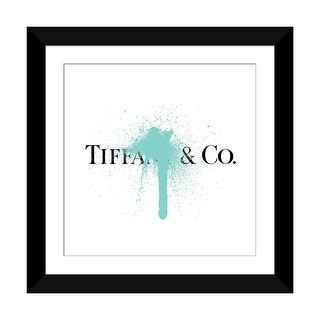 iCanvas "Tiffany & Co Luxury Paint Drip" by Antonio Brasko - Bed Bath ...