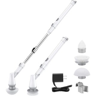 Homitt Electric Cordless Spin Scrubber Cleaning Brush Built-in LG ...