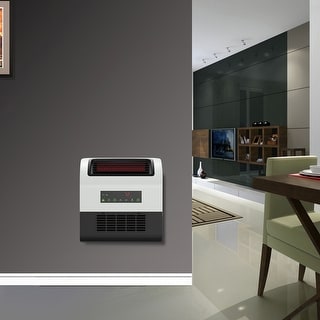 LifeSmart Slimline Infrared Wall-Mountable Heater with UV Light - Bed ...