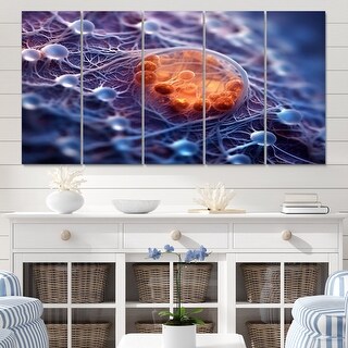 Designart "Macro Photography Of Marine Cells I" Marine Animals ...