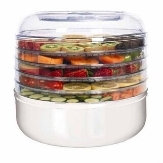 Ronco FD1005WHGEN 5-Tray Electric Food Dehydrator - White - Bed Bath ...