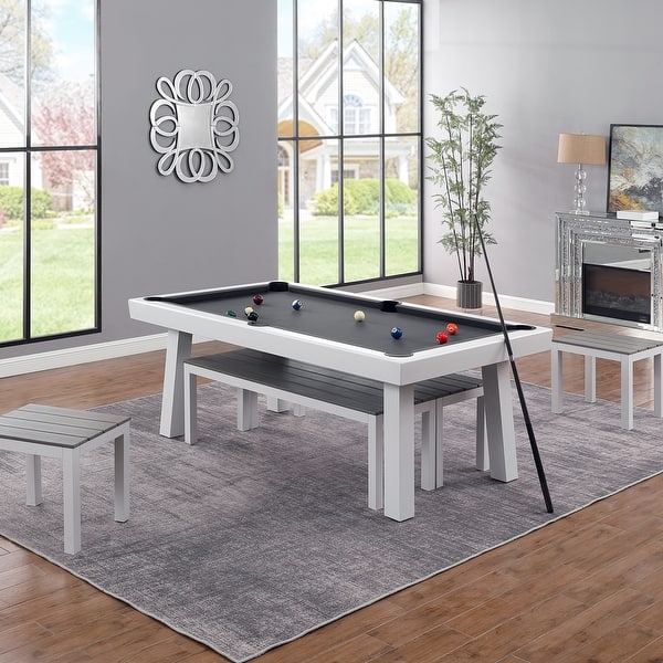 pool dining table combination