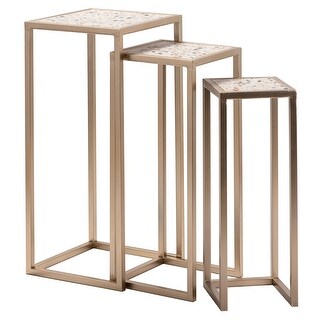 Ethniu Set of 3 Terrazo Nesting Tables - Bed Bath & Beyond - 32355963