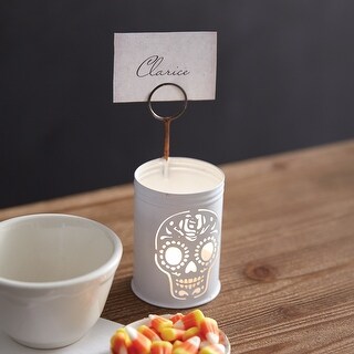 Sugar Skull Luminary Place Card Holder - Box of 4 - 2½'' dia. x 6''H ...