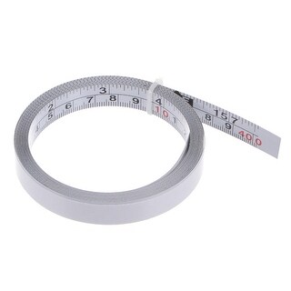 Adhesive Tape Measure 160 inch/4M Left to Right Read Steel sticky Ruler ...