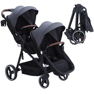 Double Stroller Track Tandem Stroller for Infant and Toddler - Bed Bath ...