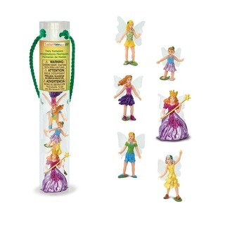 6-Piece Purple and Blue Educational Teaching Tool Fairy Fantasies Mini ...