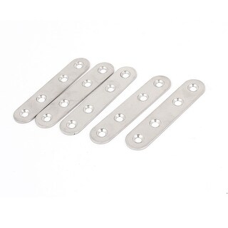 80x17mm Flat Repair Mending Fixing Plate Brackets Joining Support 5pcs ...