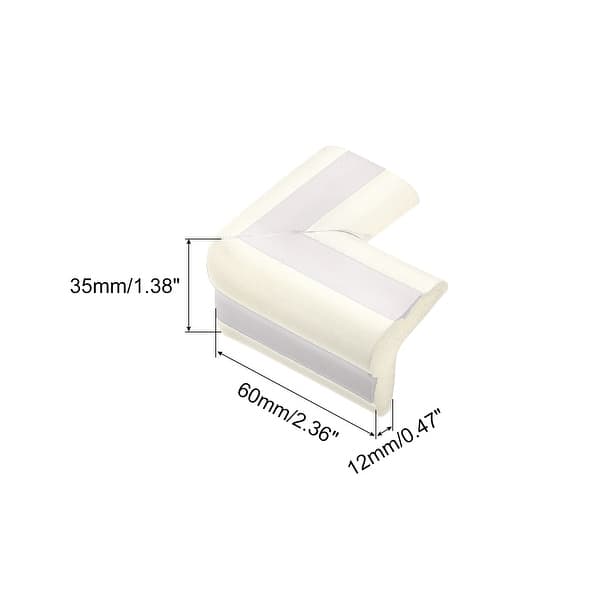Corner Guards Edge Protectors 12 Pack Foam Safety Bumper Thicken 60mm ...