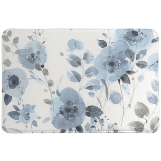Laural Home Dancing Flowers Memory Foam Rug - Bed Bath & Beyond - 41593482