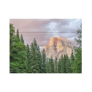 Joseph S Giacalone 'Half Dome After Sunset' Wood Slat Art - Multi - Bed ...