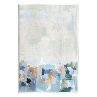 Stupell Modern Blue Landscape Wall Plaque Art Design By Rachel Springer ...