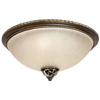 Jeremiah Lighting 7517 Mia 3 Light Flush Mount Ceiling Fixture - aged ...